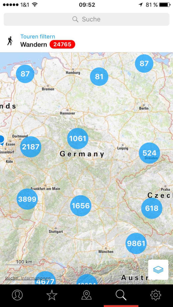 Wander App: welche App ist die beste? iOS & Android im Test
